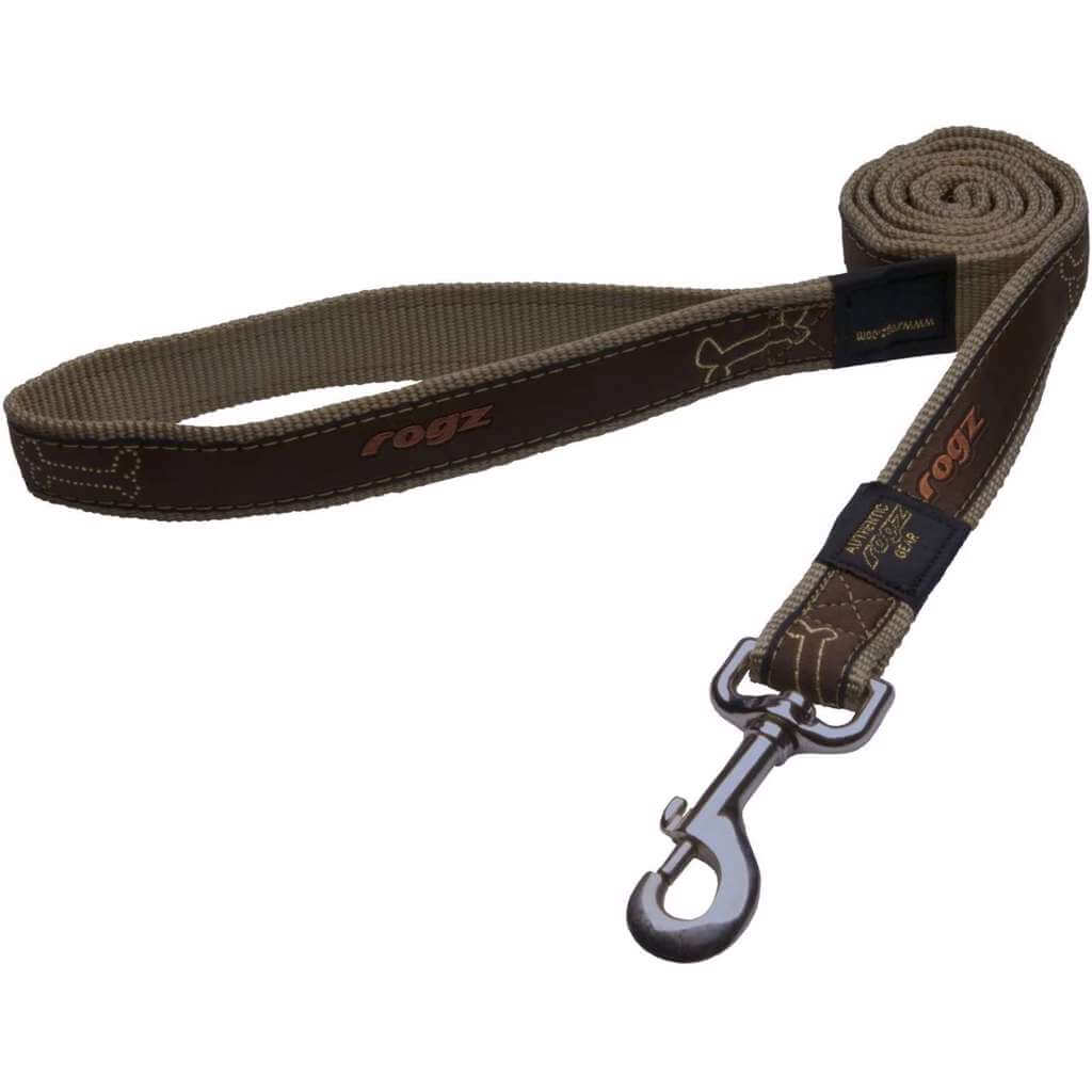 Rogz line Bronze Bone 120 x 2,5cm | Loppetjansen - Alt til kæledyr