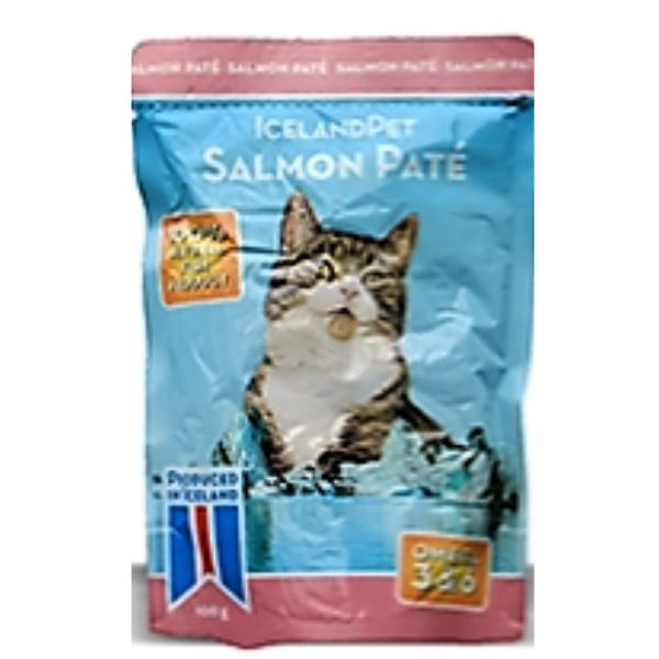 Iceland Cat Lakse Paté 100% Fisk 100 gr | Loppetjansen - Alt til kæledyr